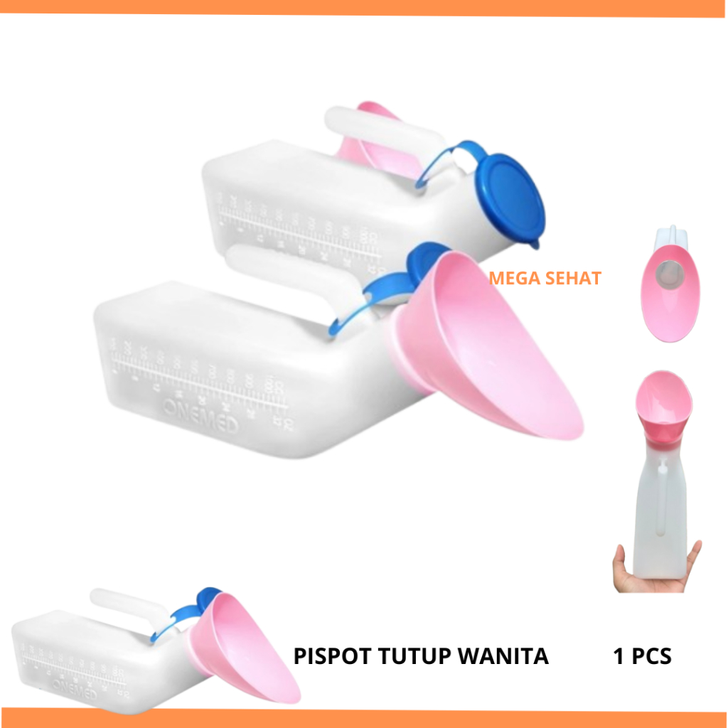 Jual Pispot Tutup Cewe Wadah Tempat Buang Air Kecil Urinal Perempuan ...