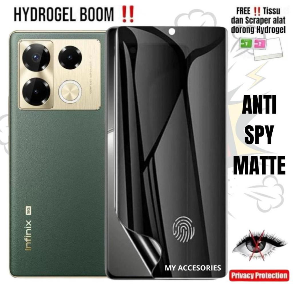 Jual B00M Screen Protector Anti SPY Privacy MATTE INFINIX Note 50 50S ...