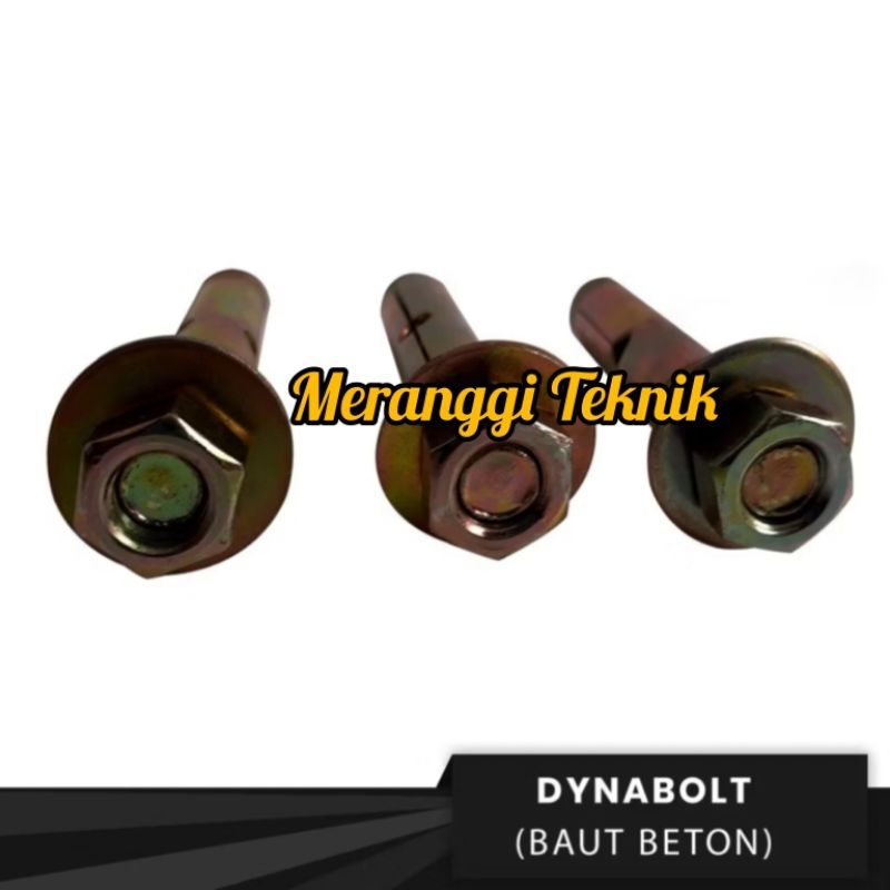 Jual id3747 Dynabolt dinabol baut beton ukuran 8x65 mm | Shopee Indonesia
