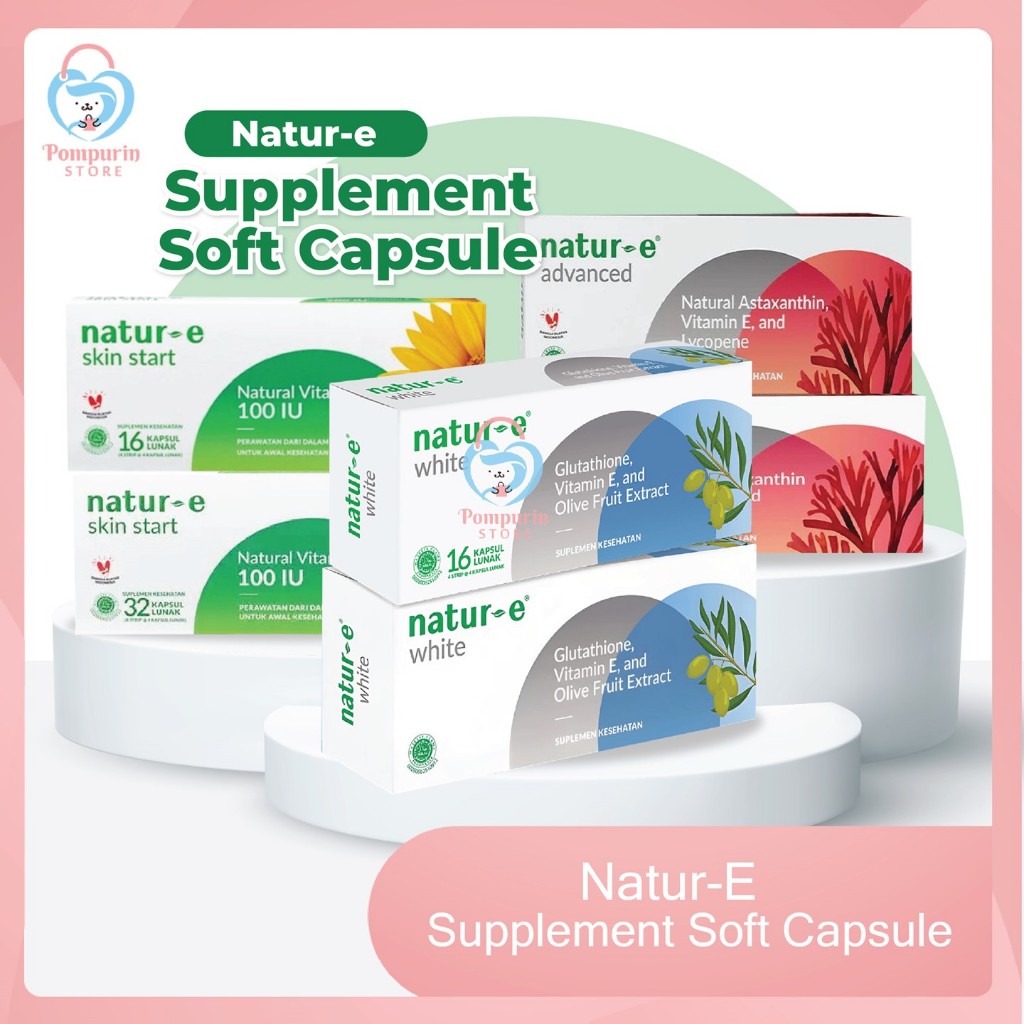 Jual Natur-E Supplement Soft Capsule - Bright Advanced IU 100 Vitamin E ...