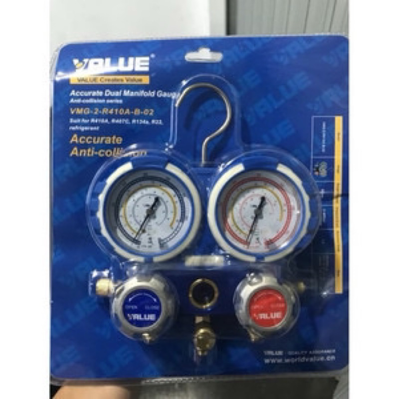 Jual Manifold double value VMG-2-R410-B-02 | manifold ac r410 value ...