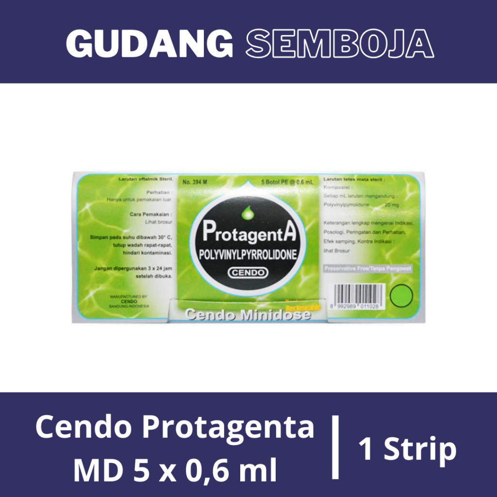 Jual Cendo Protagenta Minidose Strip 5 x 0,6 ml | Shopee Indonesia