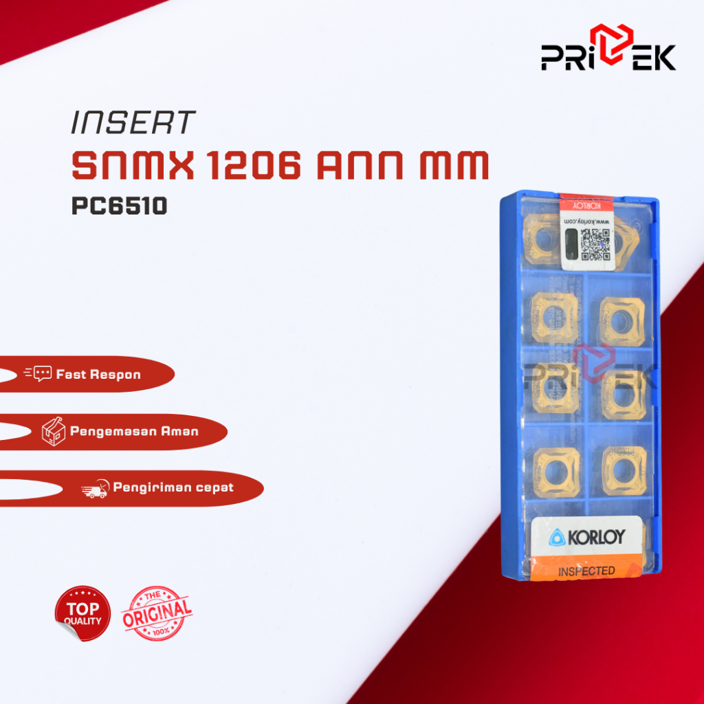 Jual Insert SNMX 1206ANN-MM/ GRADE PC6510/ MERK KORLOY | Shopee Indonesia