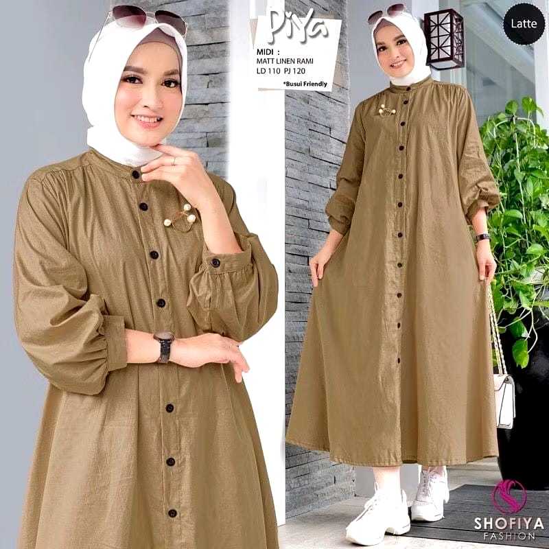 Jual PAKET HEMAT Midi Dress Viral Katun Premium Grade A / Gamis Polos ...