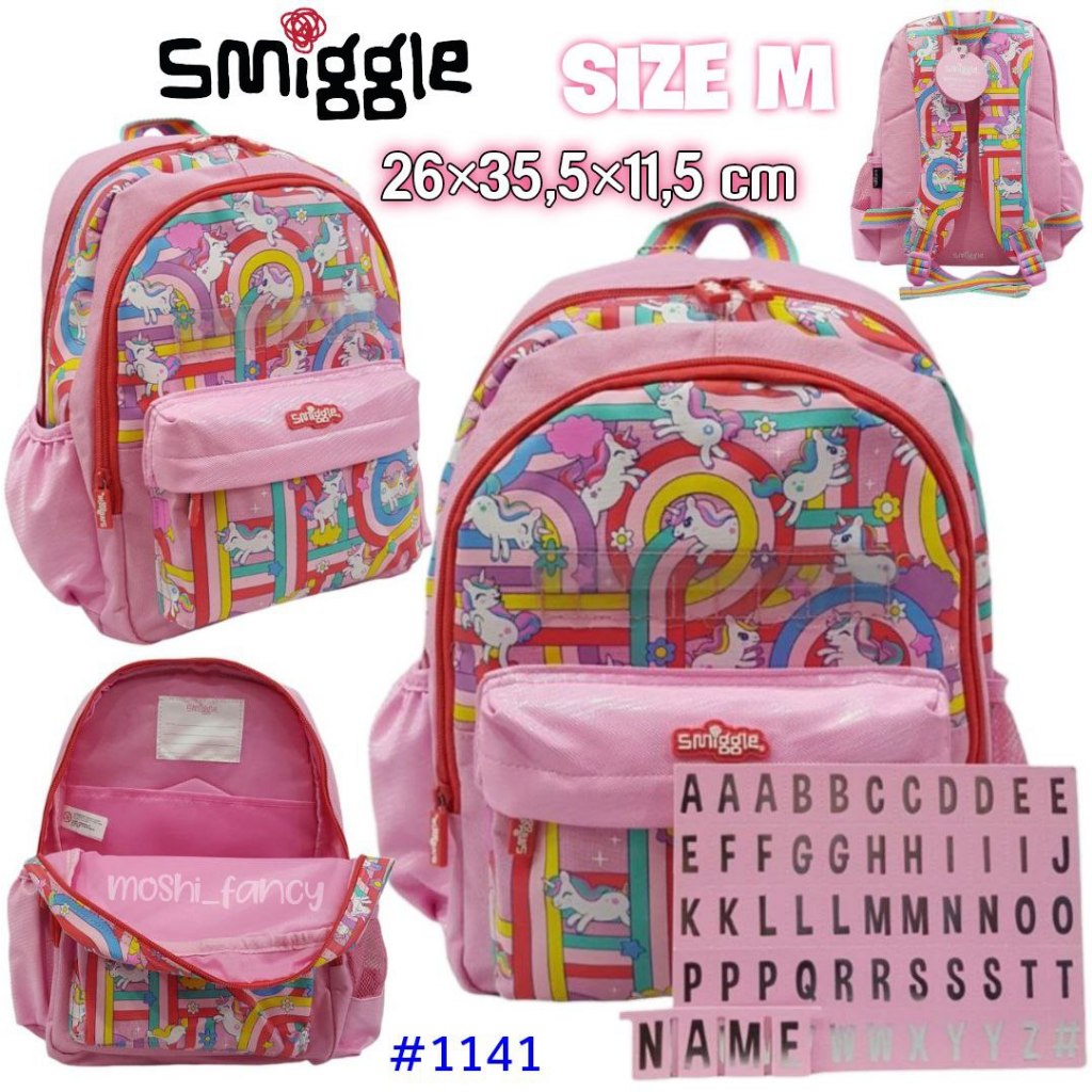 Jual Tas Smiggle Ransel Unicorn / Tas Gendong Smiggle Anak Perempuan ...