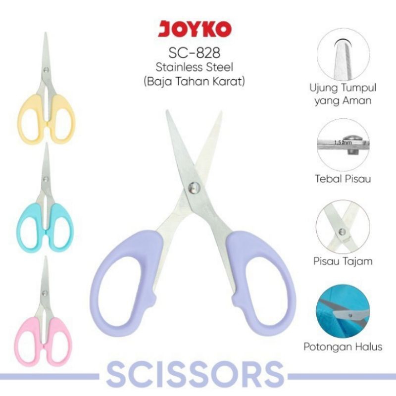 Jual Gunting Scissors Joyko SC-82 PTL | Shopee Indonesia