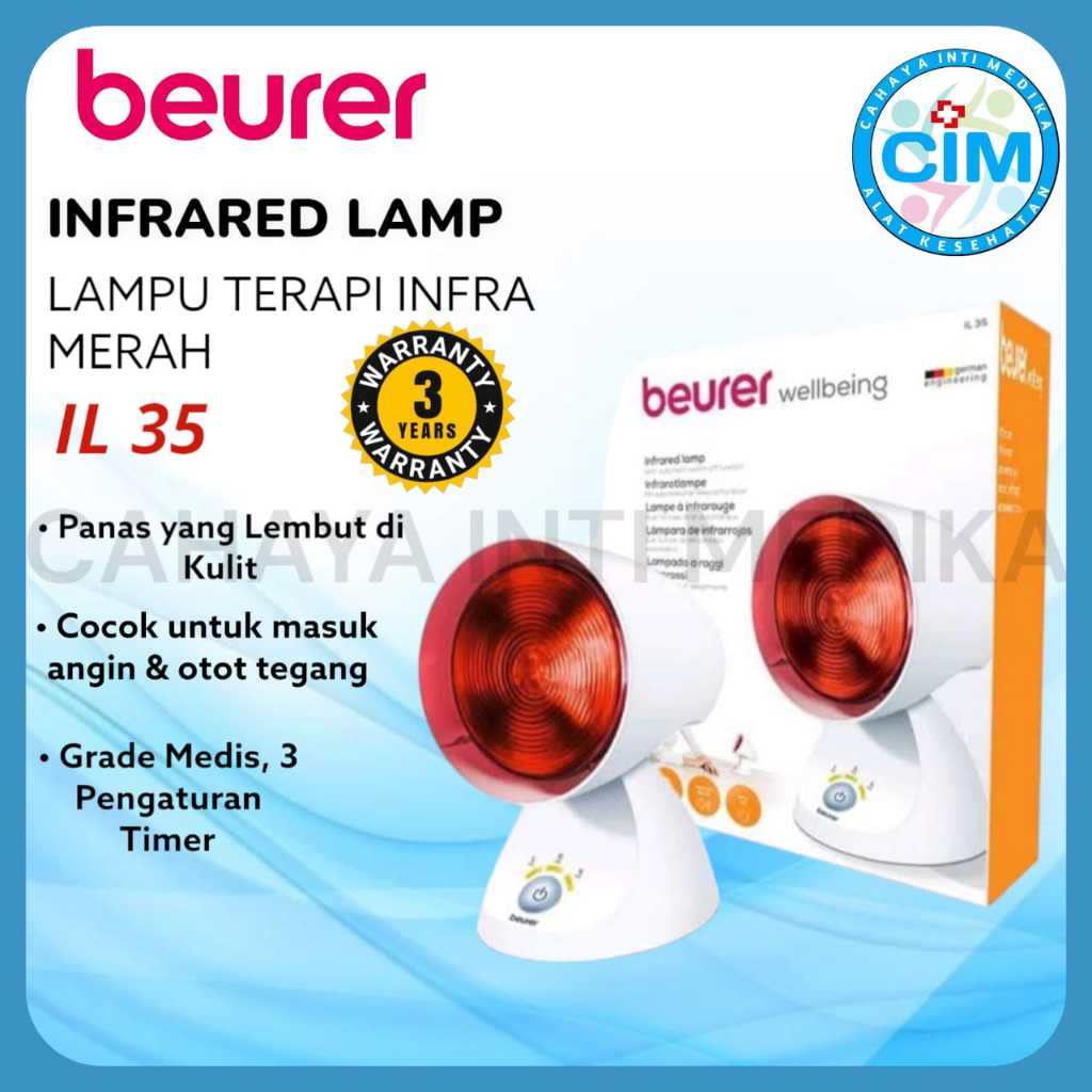 Jual Lampu Infrared Infraphil with timer IL35 Beurer | Shopee Indonesia
