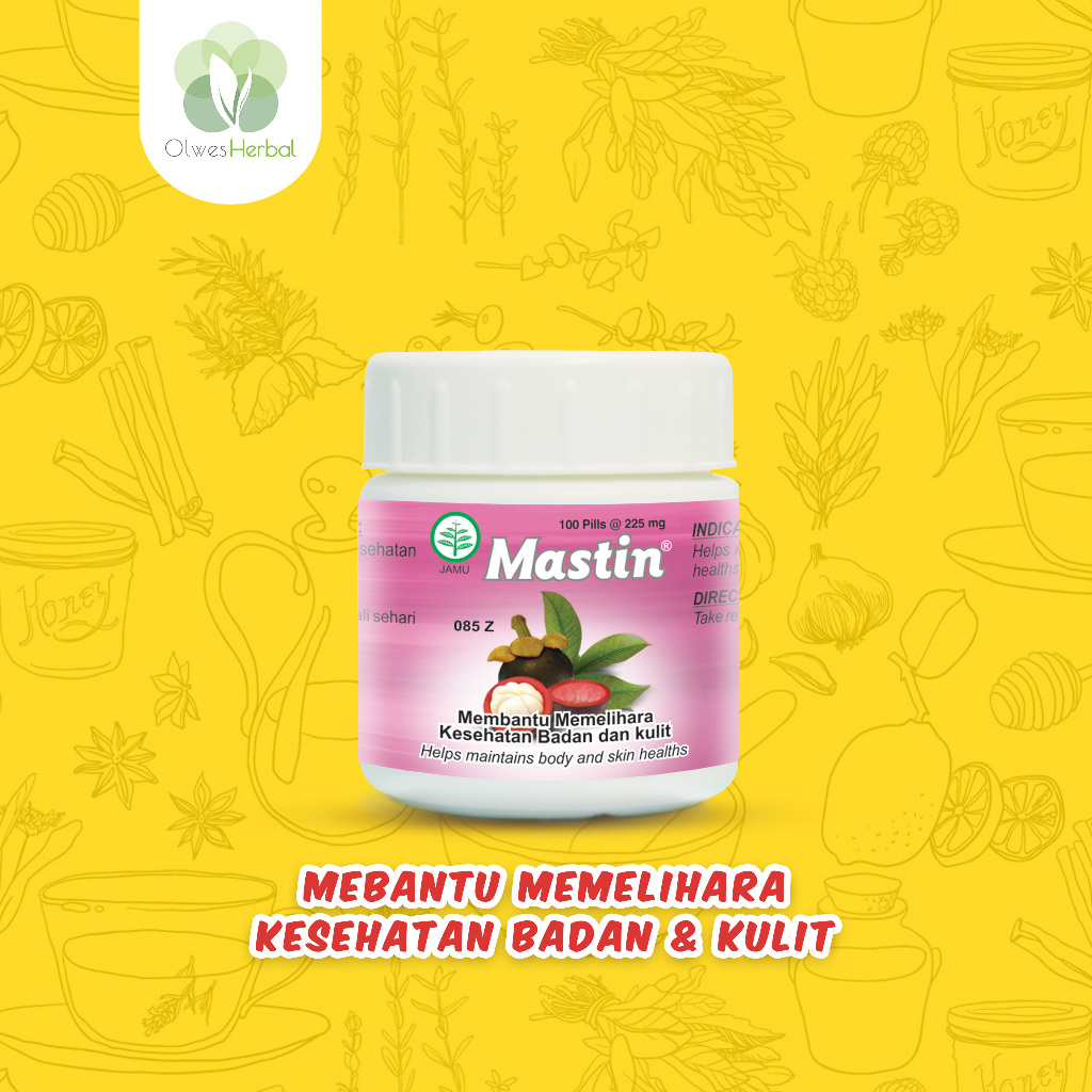 Jual Membantu memelihara kesehatan badan dan kulit Mastin 100 Pil ...