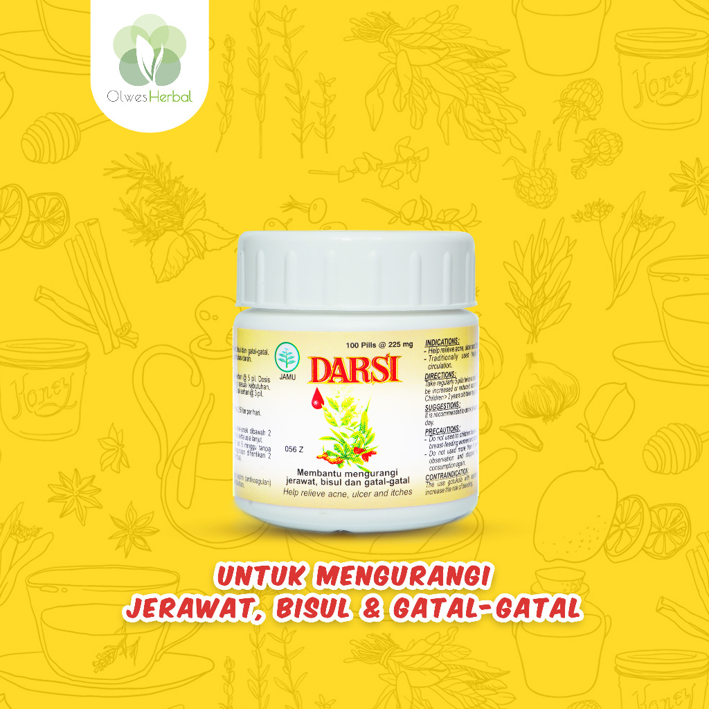 Jual Membantu mengatasi jerawat, bisul dan gatal-gatal. DARSI PIL ...