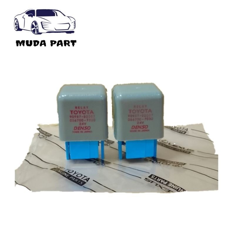 Jual RELAY TOYOTA DINAMO STARTER DUTRO SAURUS KAKI 4 24V (90987-02007 ...