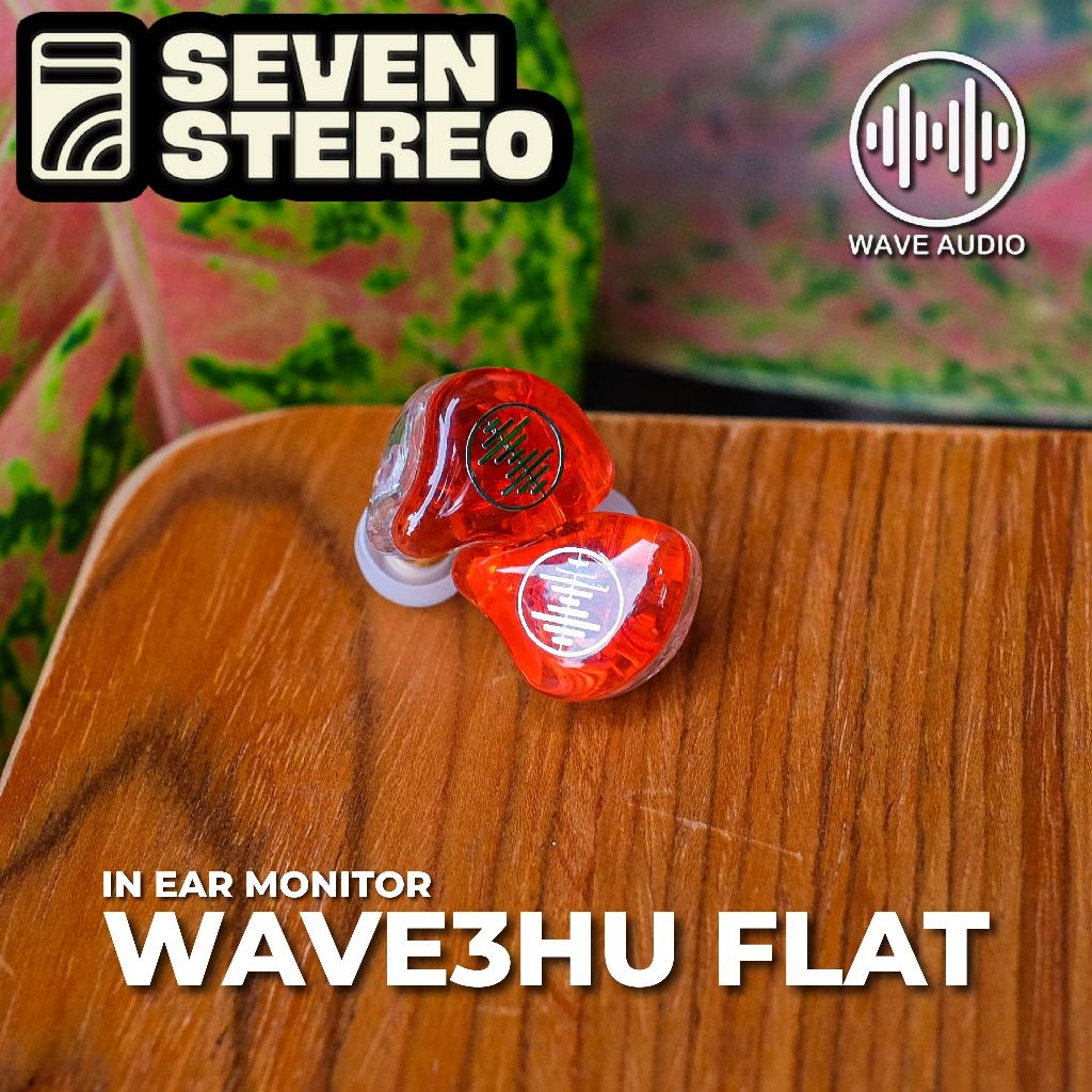 Jual WAVE3HU WAVE 3HU IEM Flat In Ear Monitor Panggung Triple Driver ...