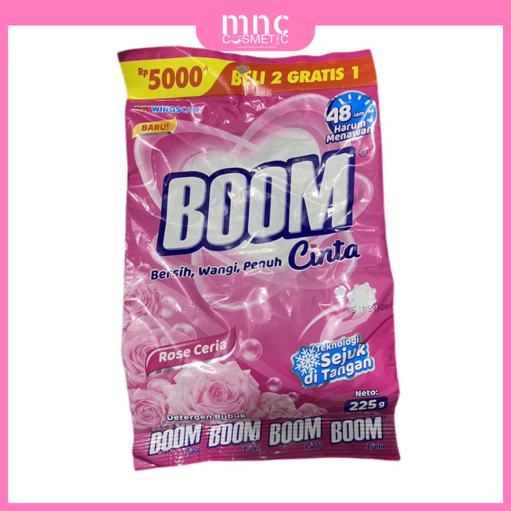 Jual BOOM - Cinta Deterjen Bubuk Rose Ceria 225gr | Shopee Indonesia
