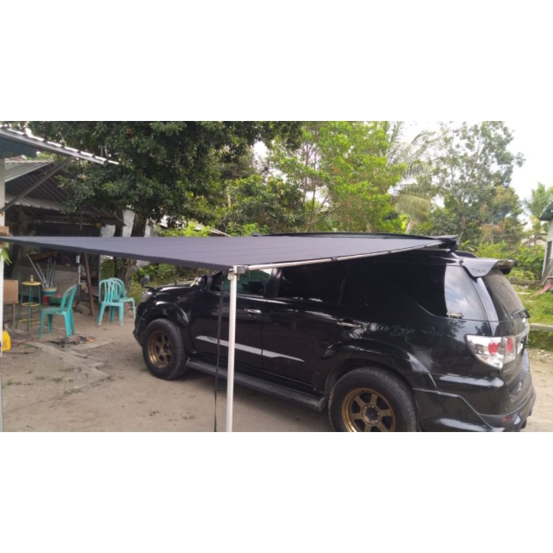 Jual Tenda Awning Mobil Universal ukuran 2X3 side awning | Shopee Indonesia