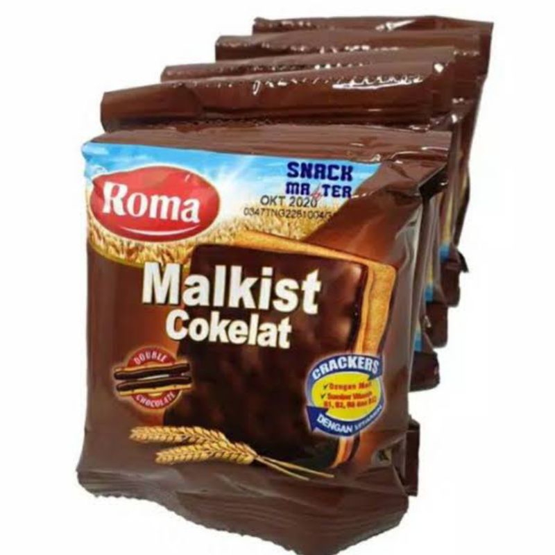 Jual Roma Malkist Coklat 1 Renceng (10 pcs) | Shopee Indonesia