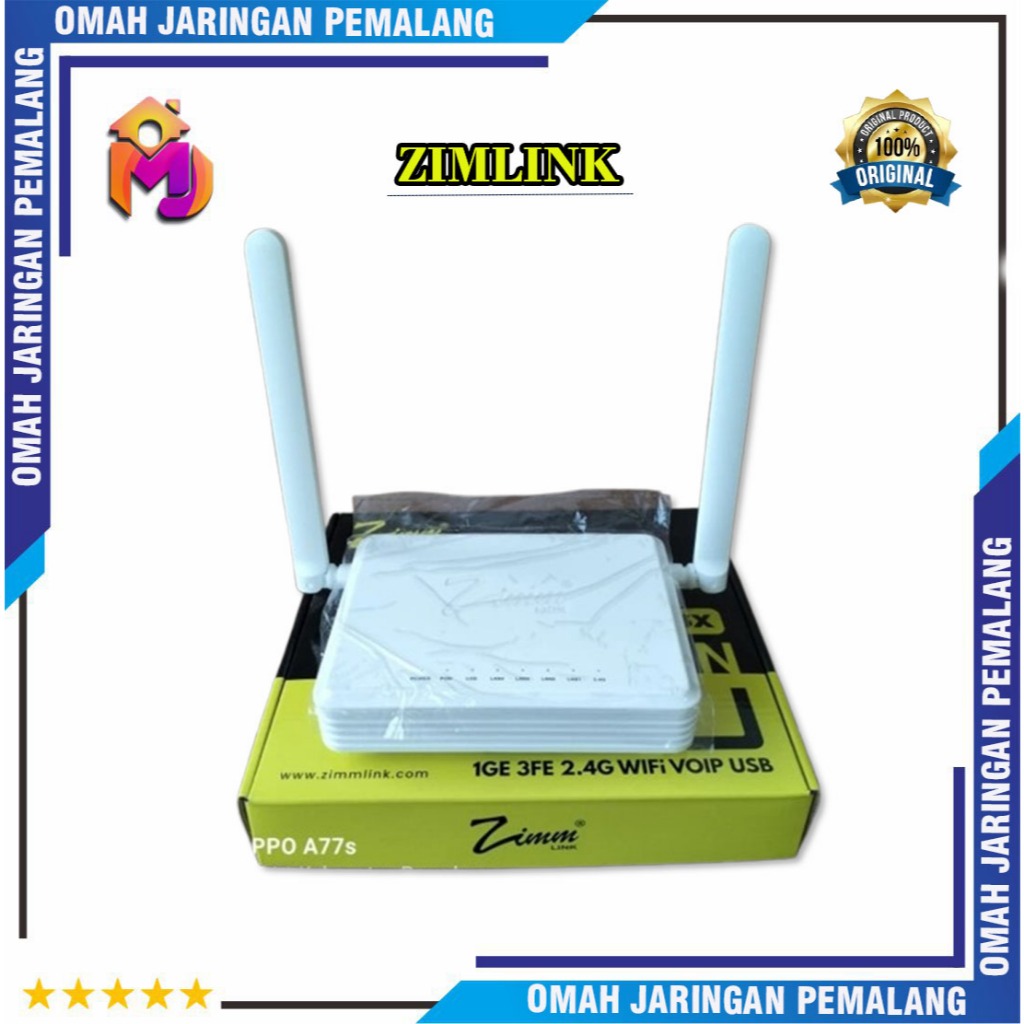 Jual Modem Xpon Zimlink ZL-2113X Sertifikat Postel/ONU Postel/Modem ...