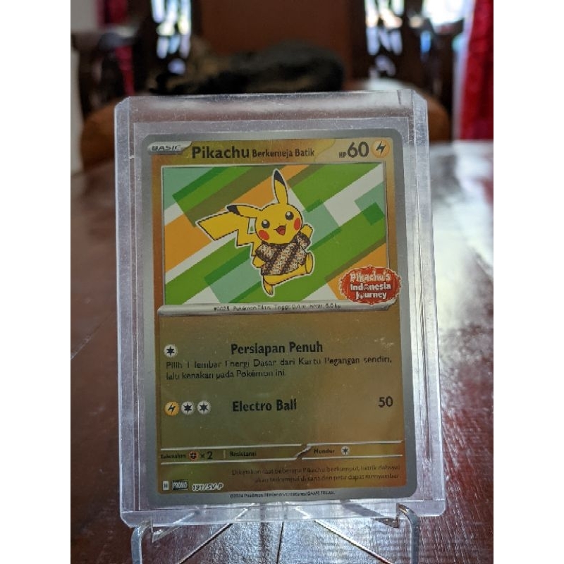 Jual kartu pikachu berkemeja Batik By : ivan | Shopee Indonesia