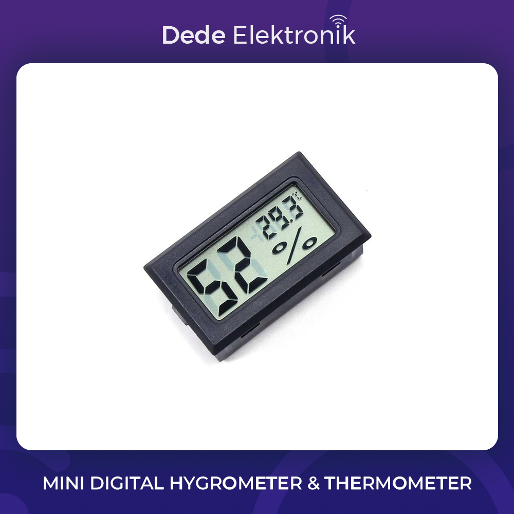 Jual Digital Mini Hygrometer Higrometer Thermometer Kecil Alat Ukur ...
