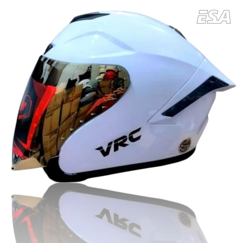 Jual ESA Helm VRC RACER X Half Face Original/SNI Dewasa Pria Wanita ...