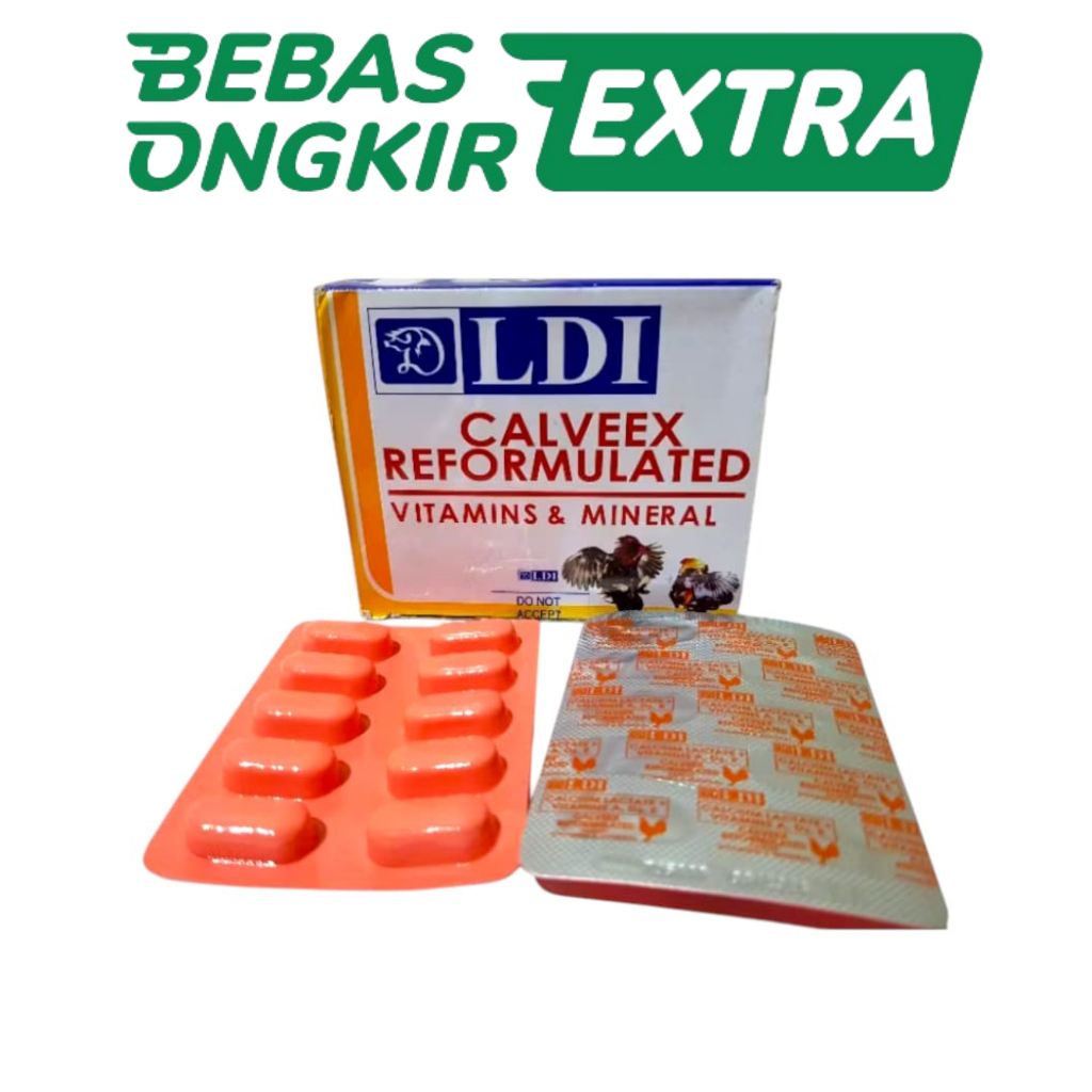 Jual CALVEEX LDI ( 1 STRIP ) - Vitamin Ayam Phillipines Menguatkan ...