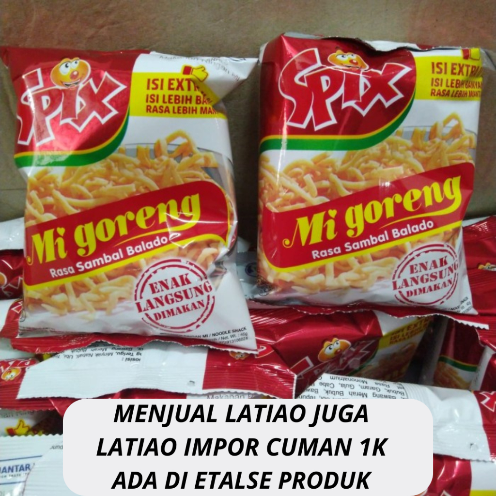 Jual Snack Spix Mi Goreng Cemilan Mie Goreng Kering Cemilan Terbaru ...