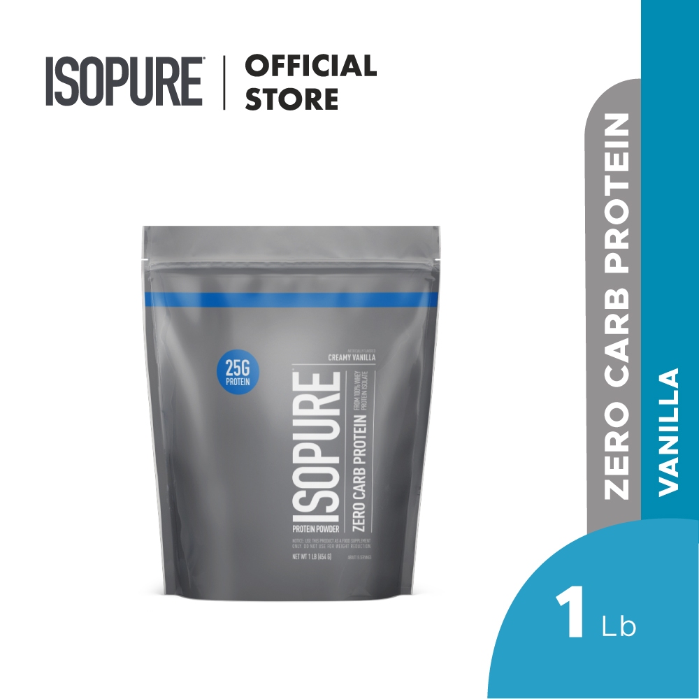 Jual Isopure Zero Carb Protein Vanilla 1 Lb | Shopee Indonesia