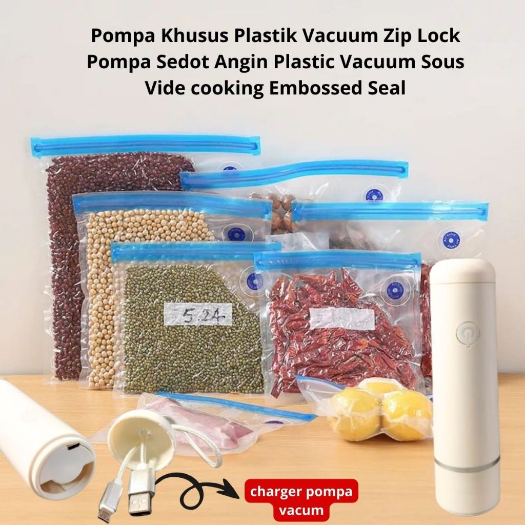 Jual Pompa Khusus Plastik Vacuum Zip Lock Pompa Sedot Angin Plastik ...