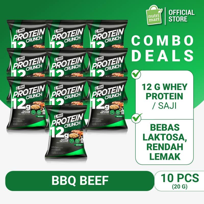 Jual 10 Days Snacks Package - L-Men Protein Crunch 20 g (12g protein ...