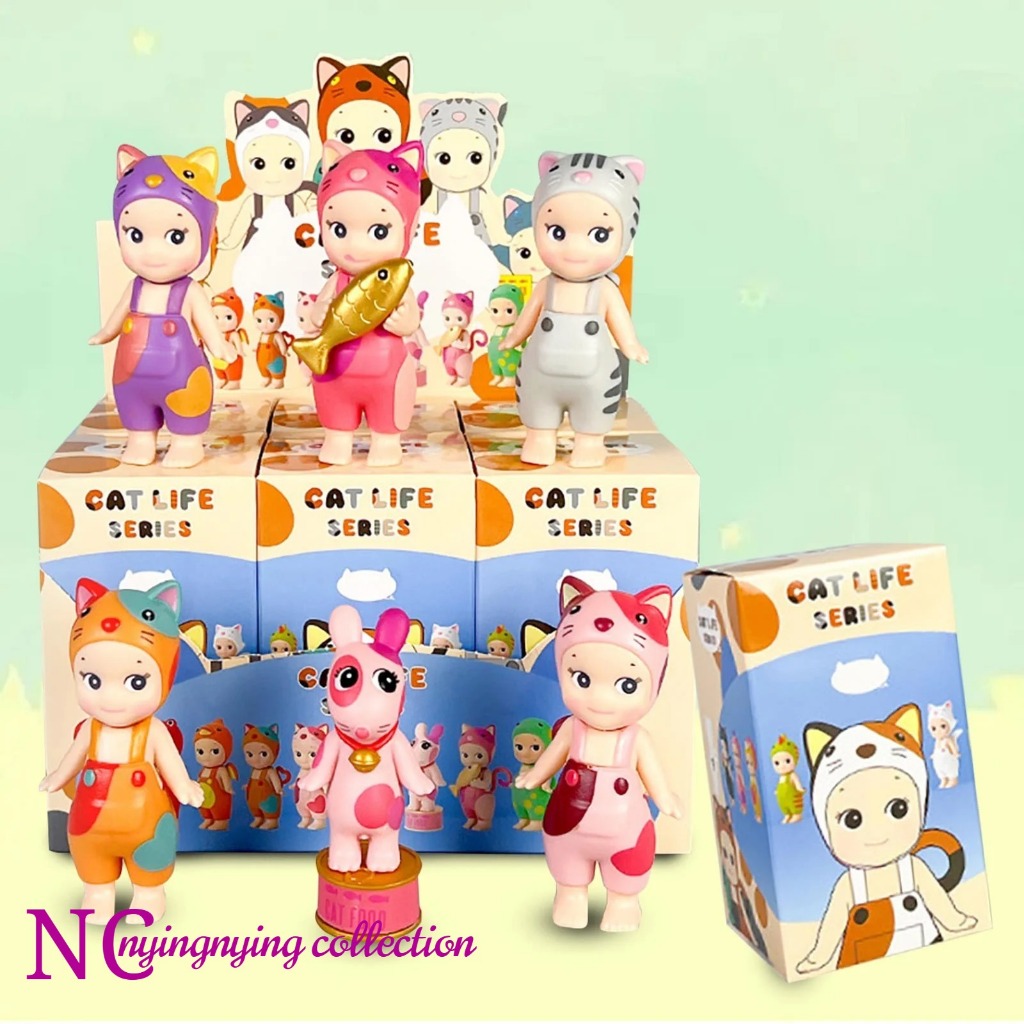 Jual set 6 pcs Sonny Angel Cat Life Mofusand Hippers Sonny Angel Dog ...