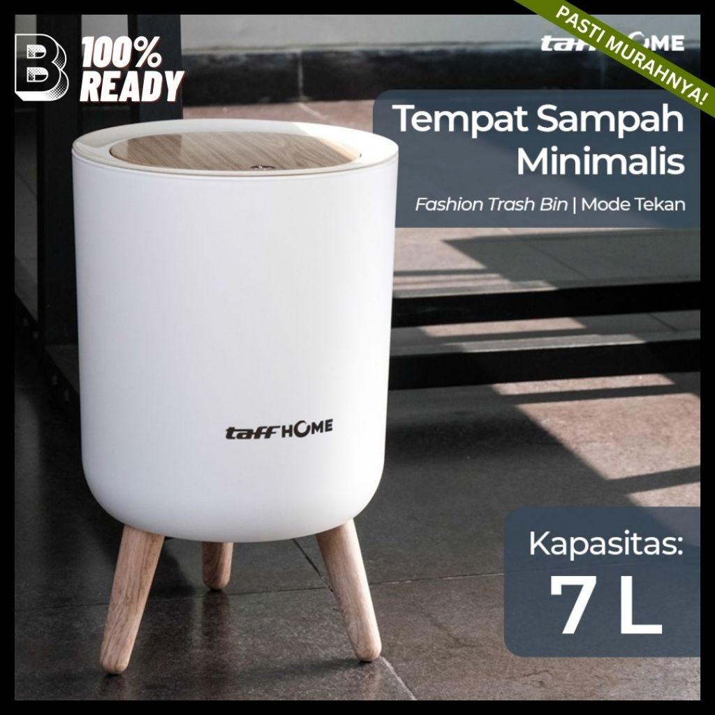Jual [PROMO] Tempat Sampah Estetik Minimalis / Trash Bin Aesthetic ...