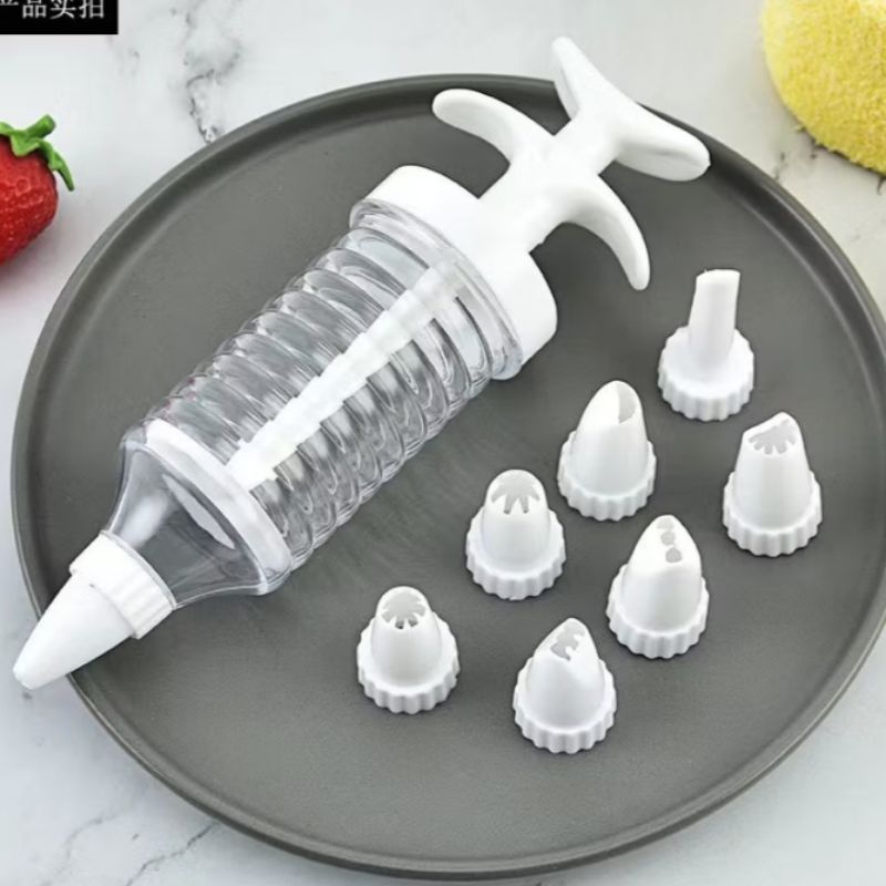 Jual Cetakan Kue 8in1 Cake Dacoration Alat Penghias Kue Tart Spuit Kue ...
