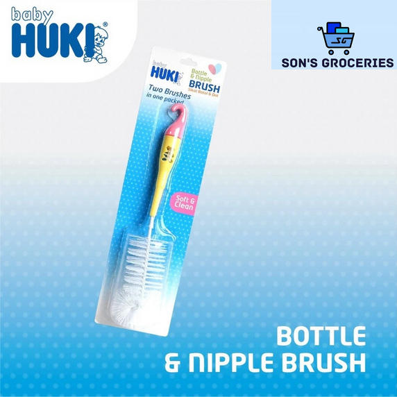 Jual Huki Bottle and Nipple Brush (Sikat Botol Huki) | Shopee Indonesia