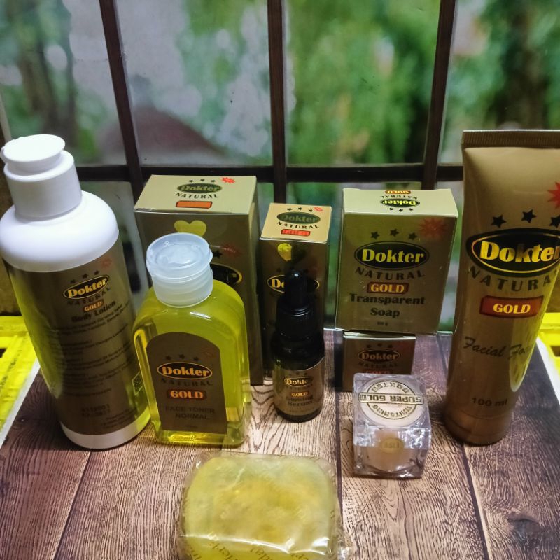 Jual PAKET Dr Gold Cream Dokter Natural Gold 6in1 original | Shopee ...
