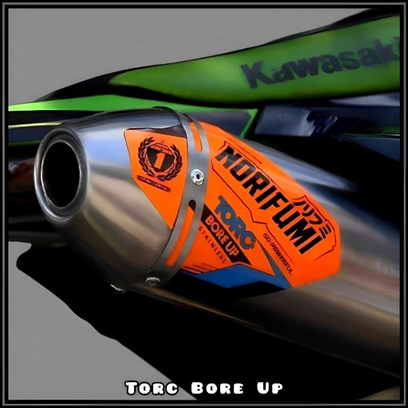 Jual KNALPOT NORIFUMI STAINLESS TORC BORE UP KLX150 CRF150L D-TRACKER ...