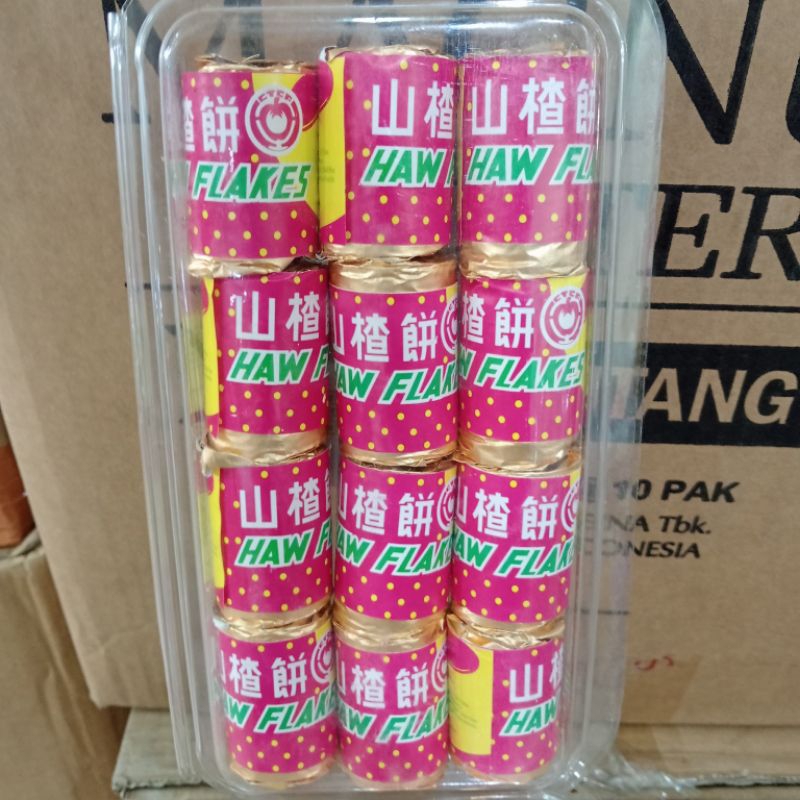 Jual manisan buah haw flakes ukuran jumbo 12pcs/permen sanca 300grm ...