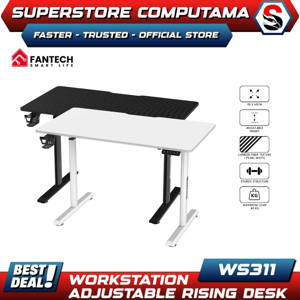Jual Fantech WorkStation WS311 Electric Desk Adjustable Office | WS311 ...