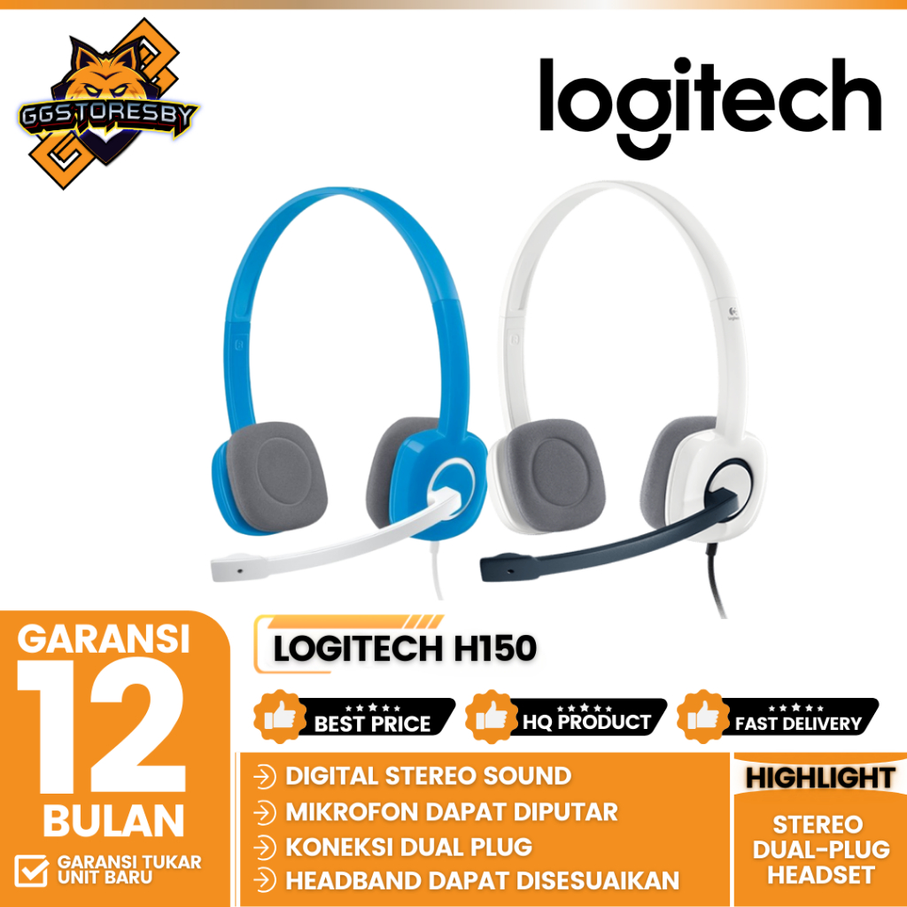 Jual Logitech H150 Stereo Dual-Plug Headset | Shopee Indonesia