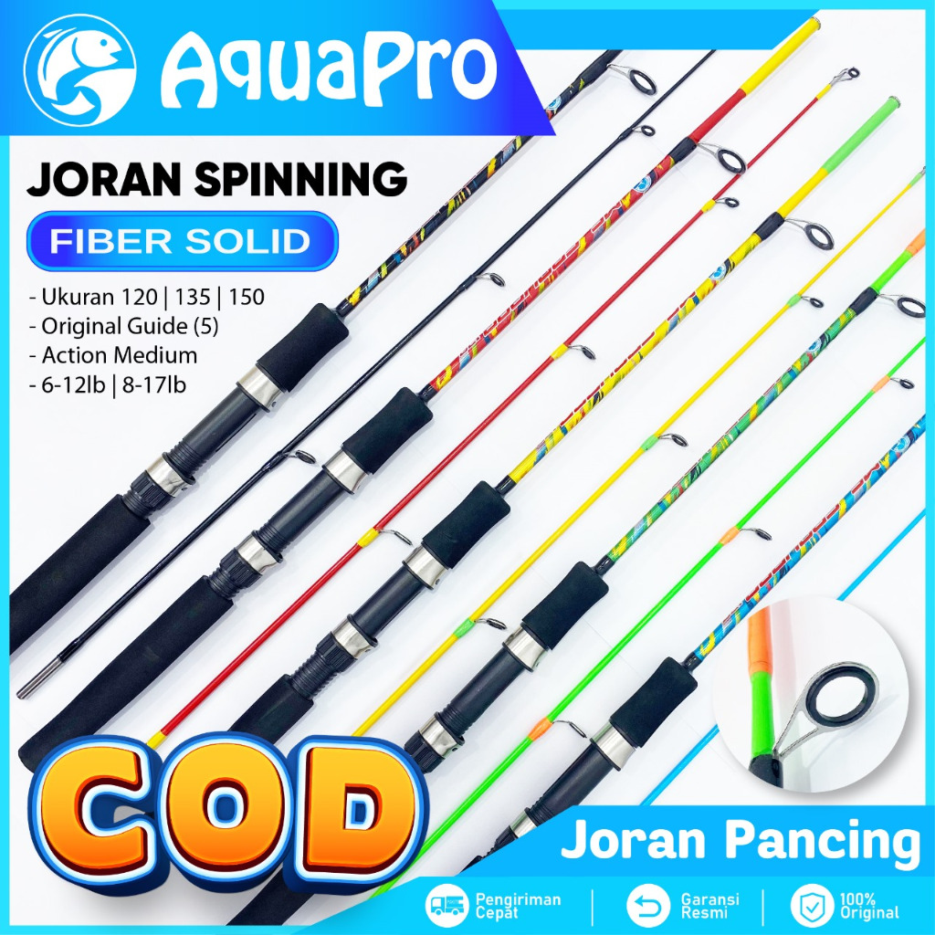 Jual Joran Pancing JM001 Spinning Fishing Rod 120 135 150 Bahan Fiber ...