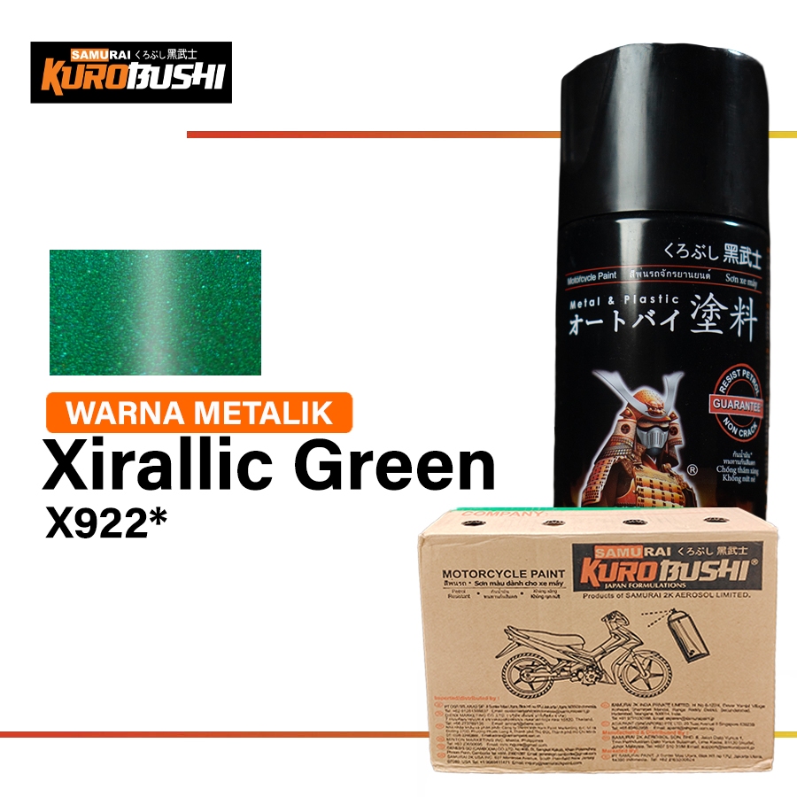 Jual Samurai Kurobushi Xirallic Green X922* (1 DUS) | Shopee Indonesia