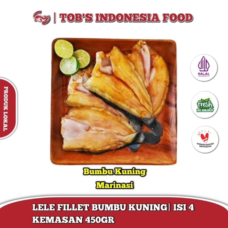 Jual Lele Fillet Bumbu Kuning | 400gr | Shopee Indonesia