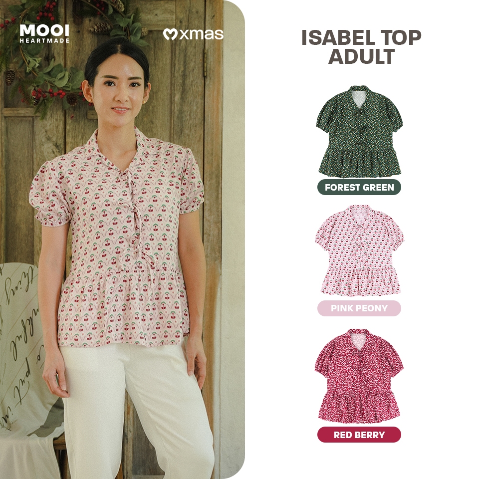 Jual Mooi Atasan Dewasa Perempuan Christmas Collection Isabel Top Adult ...