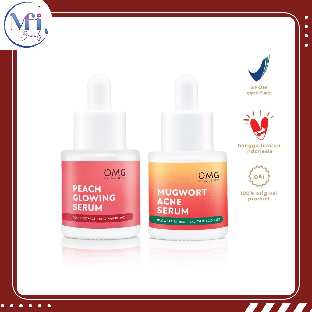 Jual MFI - OMG OH MY GLOW SKINCARE | OMG PEACH GLOWING SERUM | OMG ...