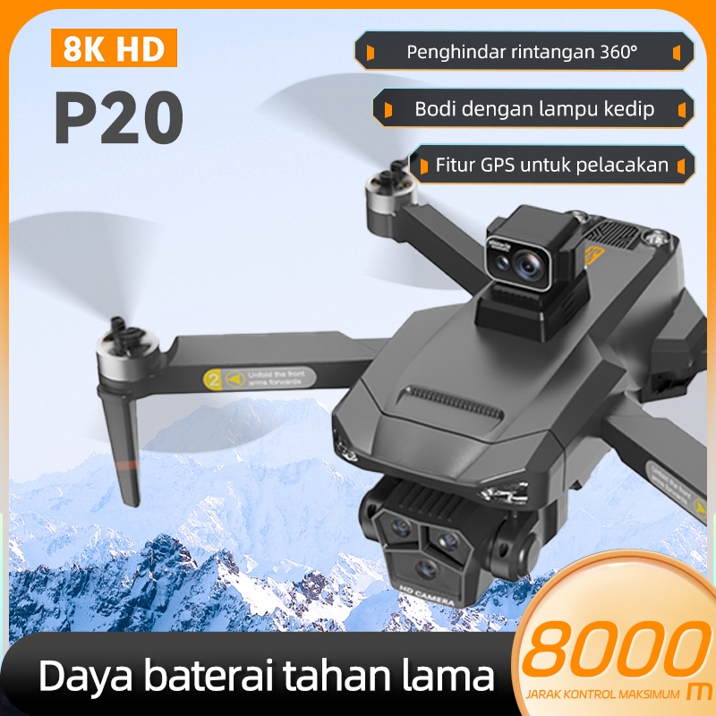 Jual P20 GPS Drone kamera jarak jauh fotografi udara profesional murah ...