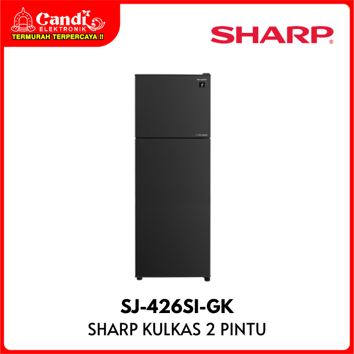 Jual SHARP Kulkas 2 Pintu Kapasitas 315 Liter Shine J-Tech Inverter Series SJ-426SI-GK | Shopee ...