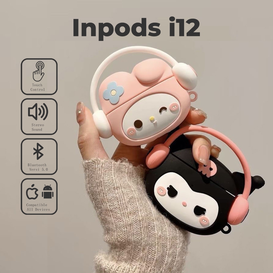 Jual Matei Headset Bluetooth inpods i12 TWS Earphone Bluetooth Bass ...