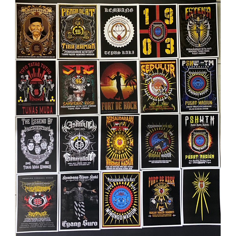 Jual Poster Dinding PSHW (Isi 20Pcs) | Shopee Indonesia