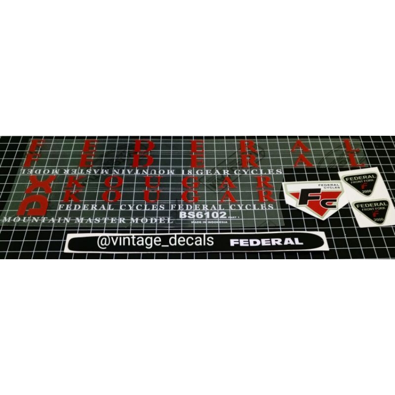 Jual sticker federal POEMA & KOUGAR | Shopee Indonesia