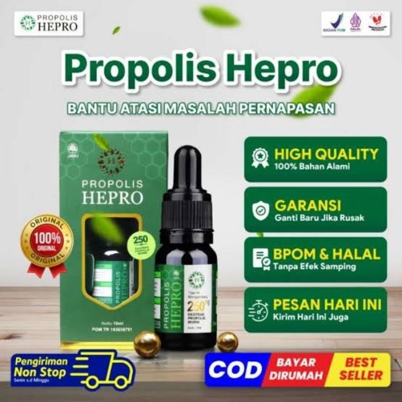 Jual Propolis Hepro 10ml - Propolis Trigona Asli Indonesia - Atasi TBC ...