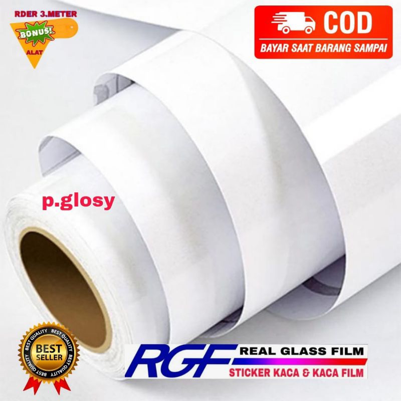 Jual HPL STIKER PUTIH GLOSSY/HPL STIKER POLOS/HPL STIKER LANTAI/HPL ...