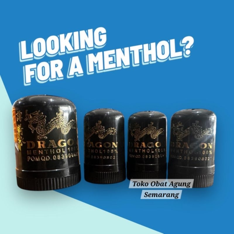 Jual Obat Gosok Menthol Cap Dragon H1 (5 gr) Termasuk Tempat Menthol ...