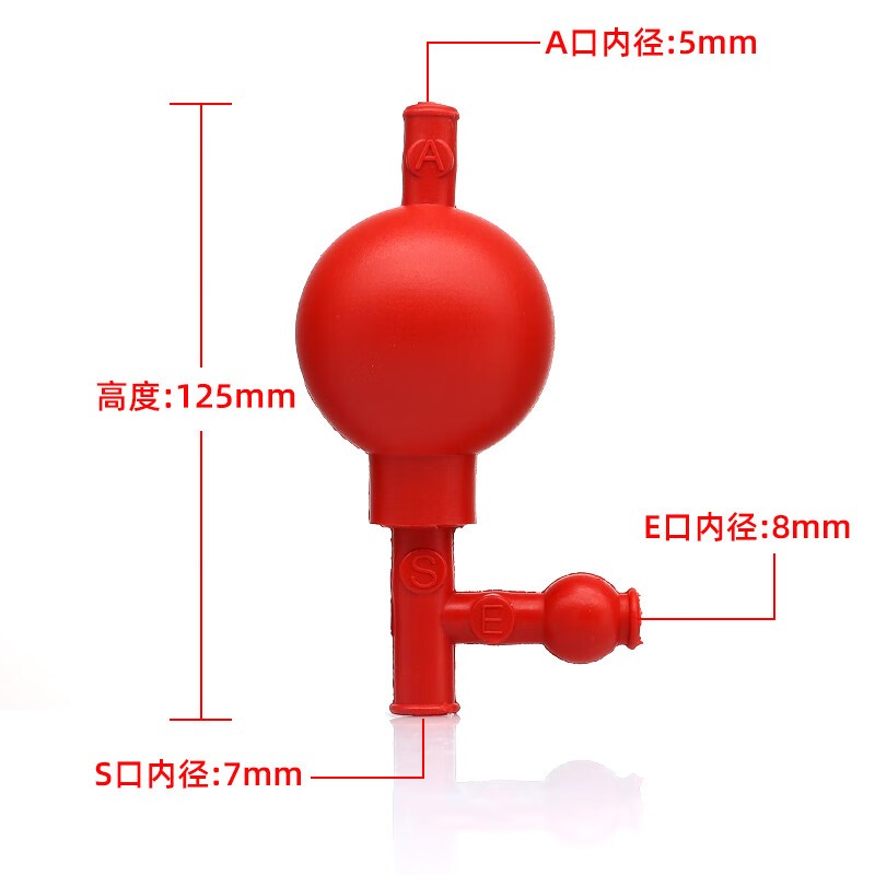 Jual PIPETTE FILLER UNIVERSAL / BOLA HISAP PIPET / RUBBER BULB MERAH ...